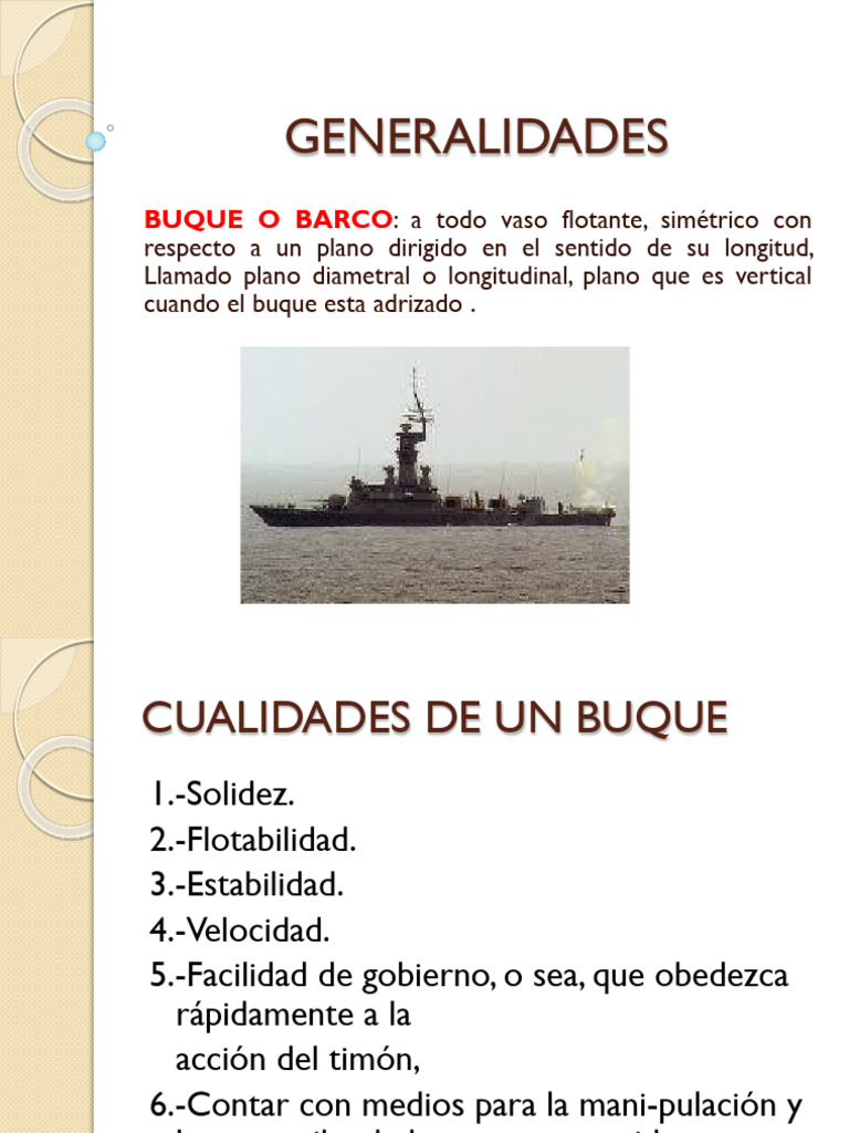 Estructura Del Buque | PDF | Embarcación | Buques