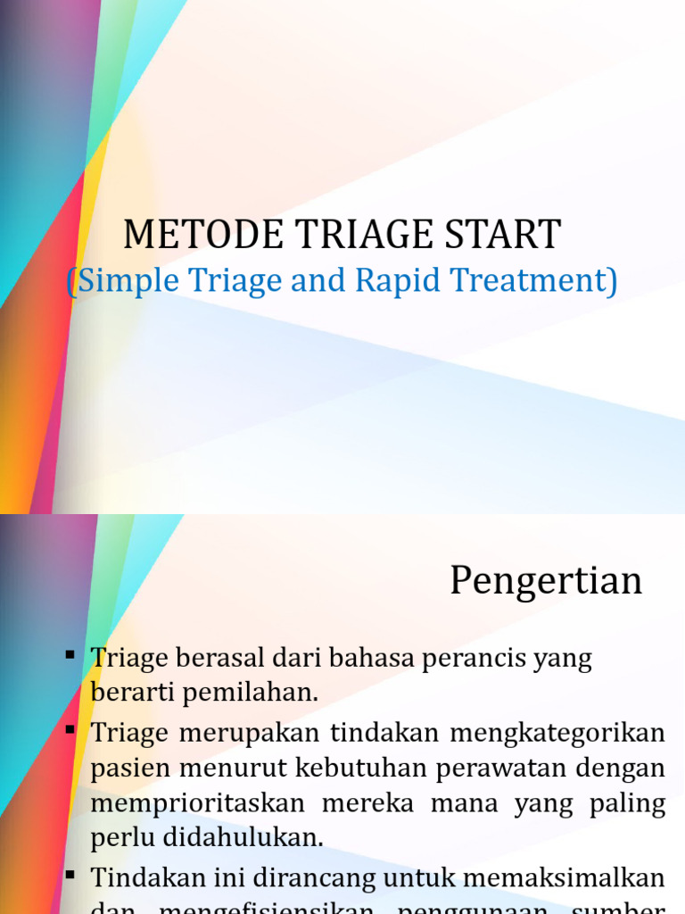 Metode Triage Start | PDF