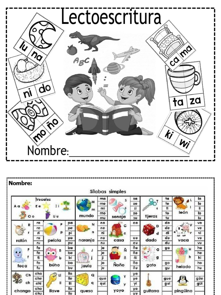 1 Cuadernillo Lectoescritura 1 Pdf