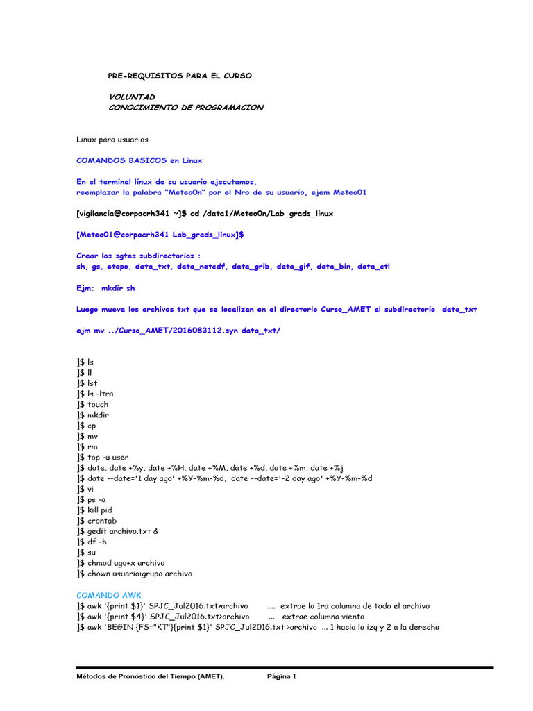 Tema1 Shell Linux | PDF | Unix | Software Unix