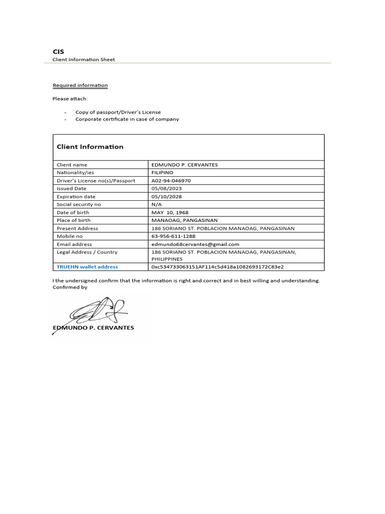 CIS Your Full Name 4 | PDF