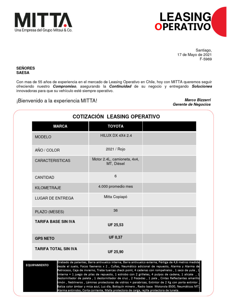 Saesa F-5969 | PDF | Vehículo de motor | Vehículos terrestres