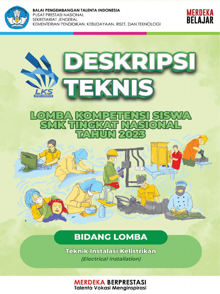 Lomba Instalasi Listrik LKS Nasional 2023 | PDF | Teknologi & Rekayasa