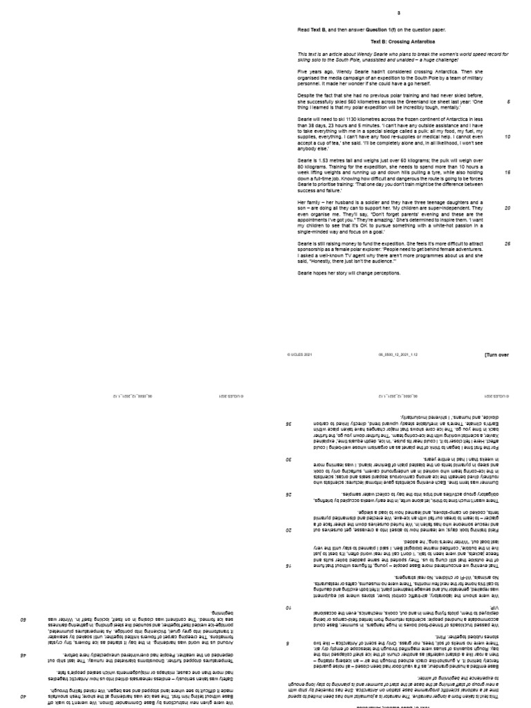 0500 s21 in 12 Booklet | PDF | South Pole | Antarctica