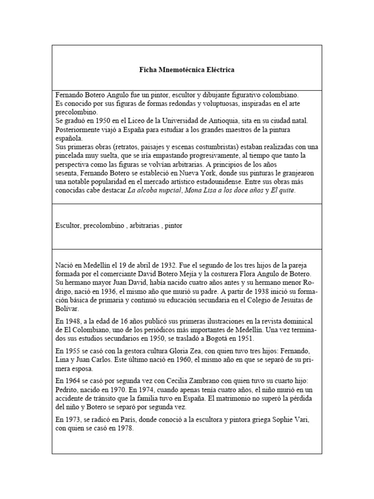 Fernando Botero Angulo | PDF