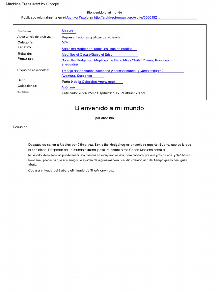 Welcome To My World | PDF