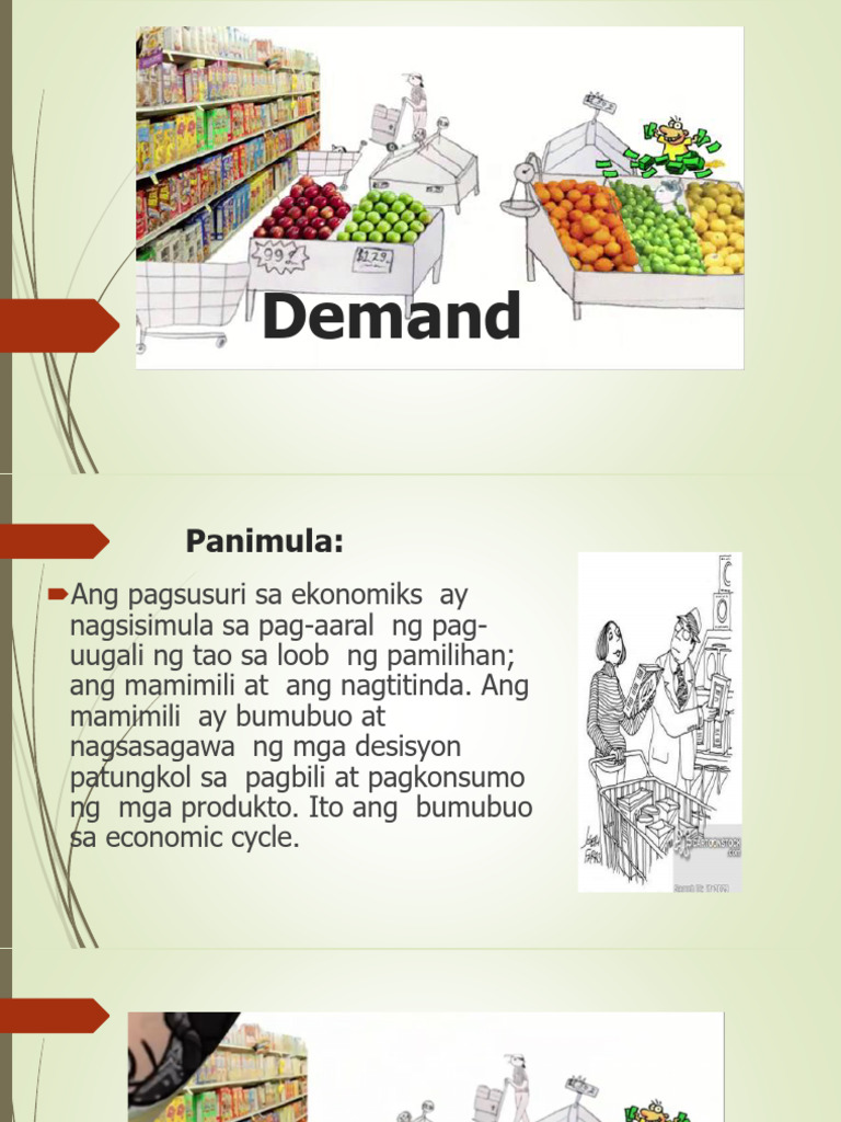 Aralin 1 Konsepto ng Pangangailangan o Demand | PDF