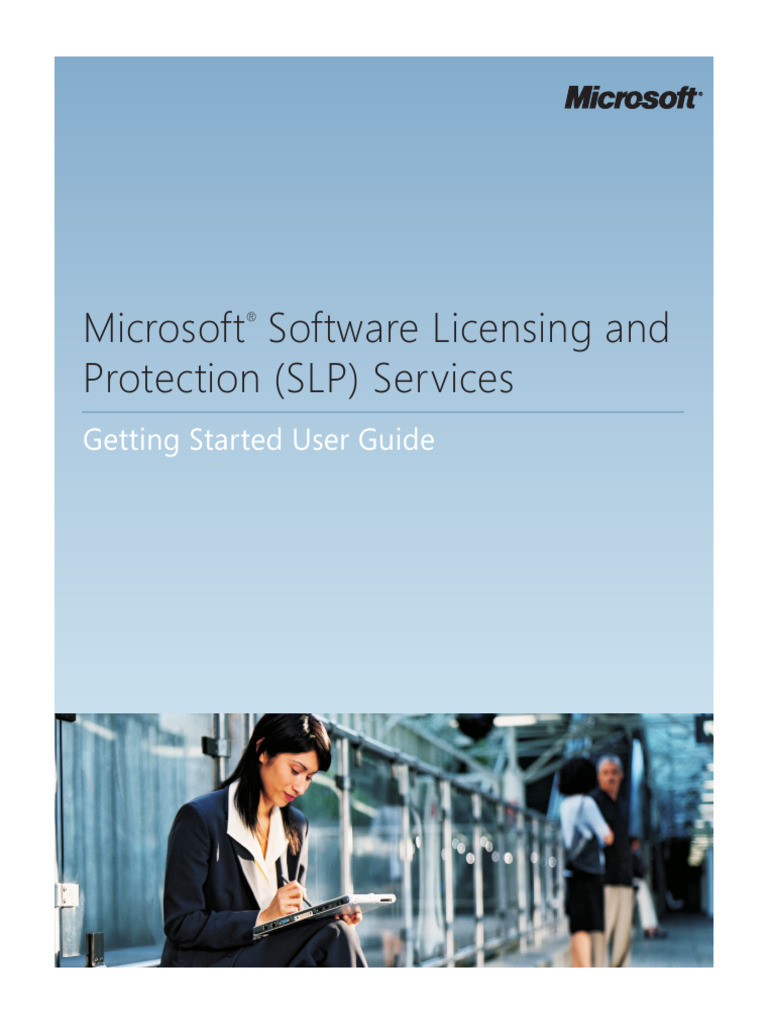 Microsoft SLP Services Getting Started User Guide | PDF | Application Software | Software