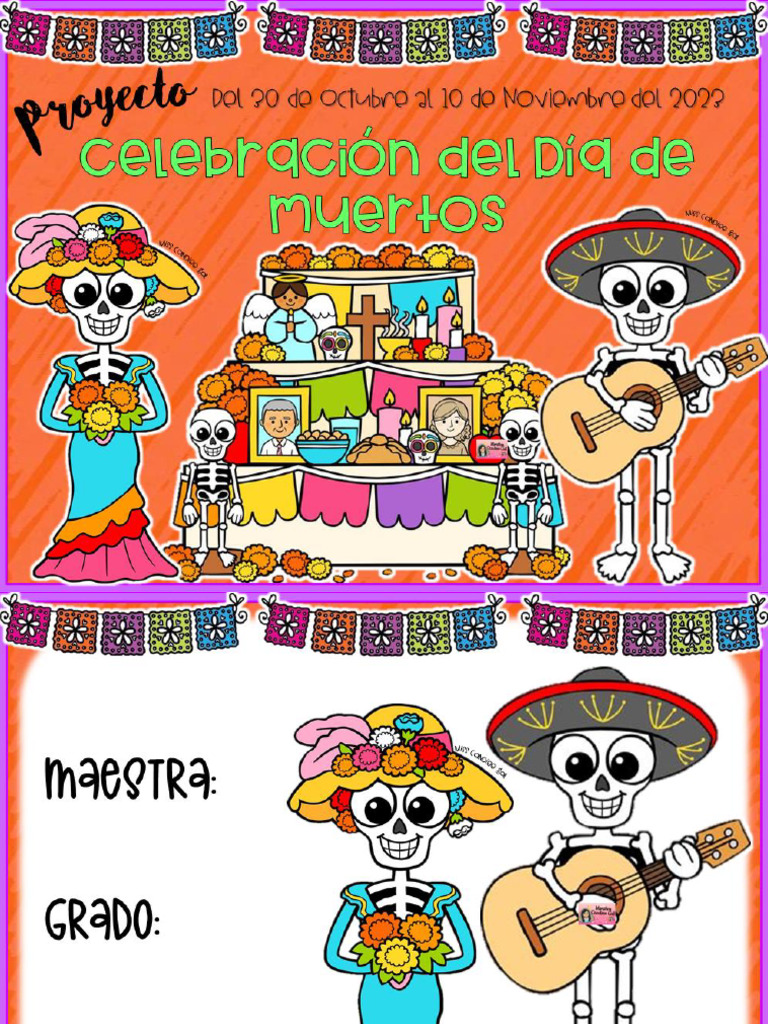 Proyecto Dia de Muertos | PDF | Aprendizaje | Grabado