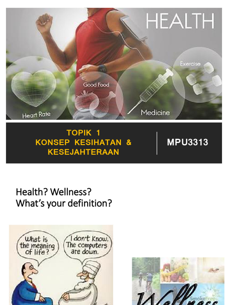 T01 KonsepKesihatanKesejahteraan | PDF