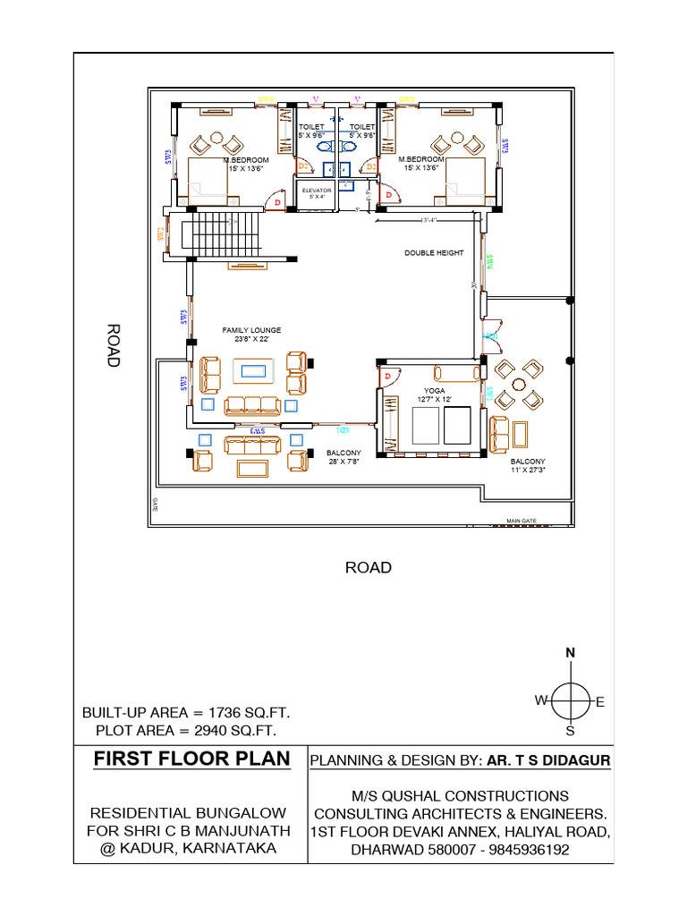 Manjunath 1 Floor Plan | PDF