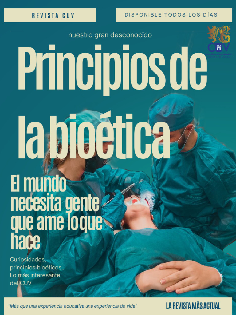 Principios de La Bioetica | PDF | Bioética
