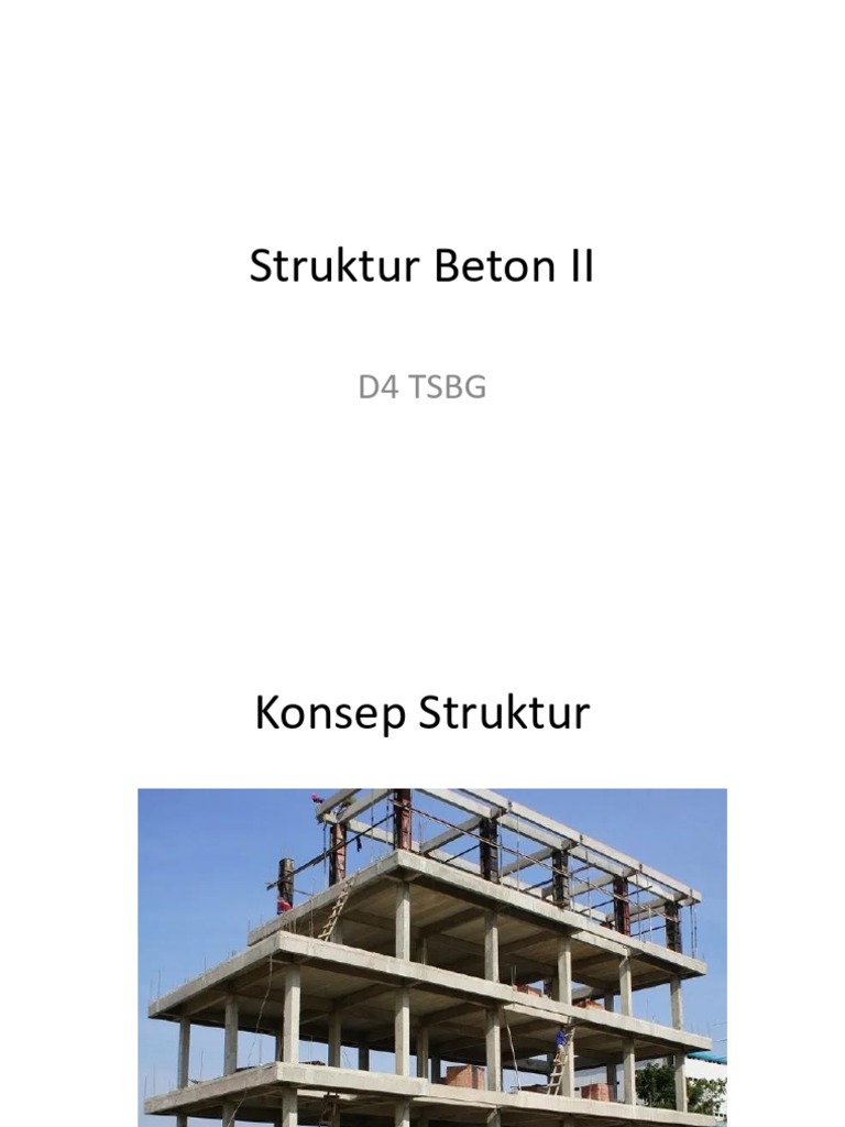 Konsep Struktur Bangunan Gedung | PDF