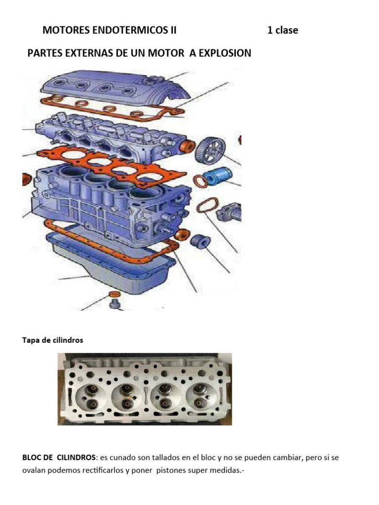 1 CLASE Partes Motor | PDF