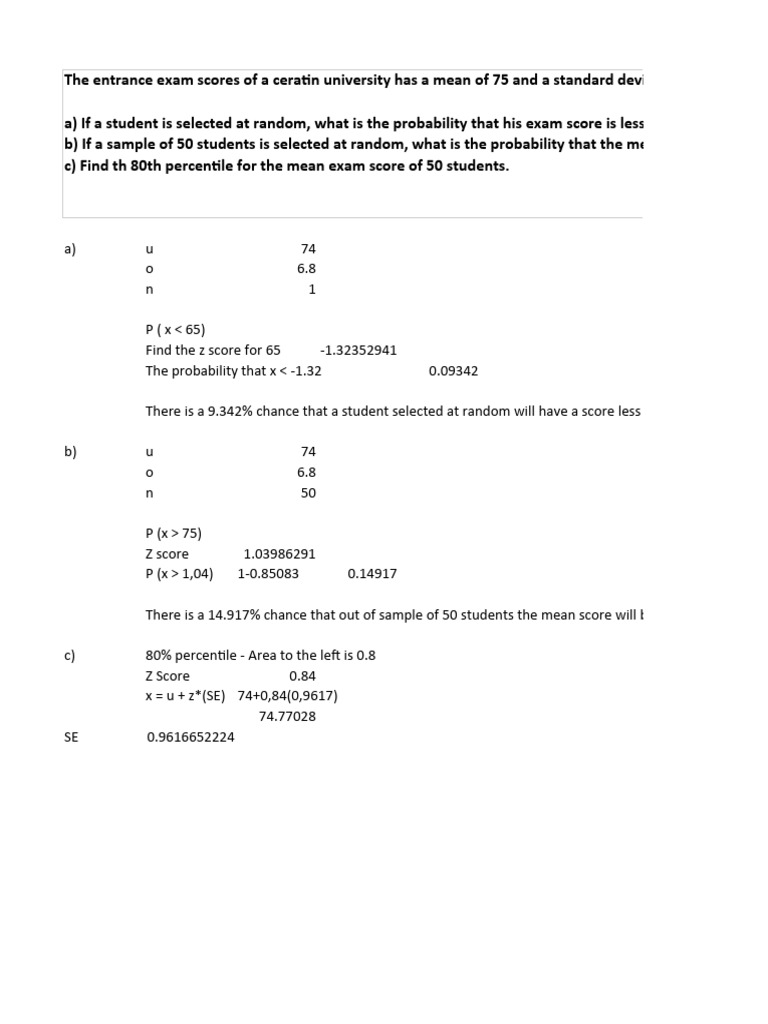 Sampling and CI Practice | Download Free PDF | Confidence Interval | Standard Deviation