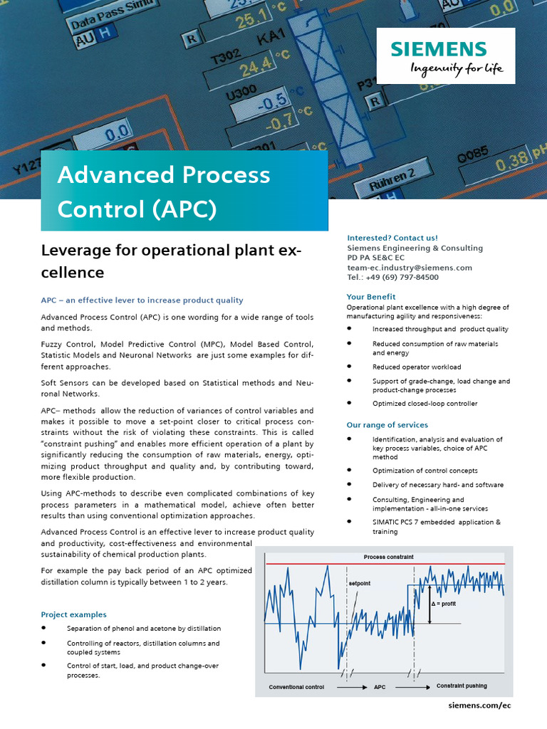 280 Advanced Process Control en | PDF | Mathematical Optimization ...