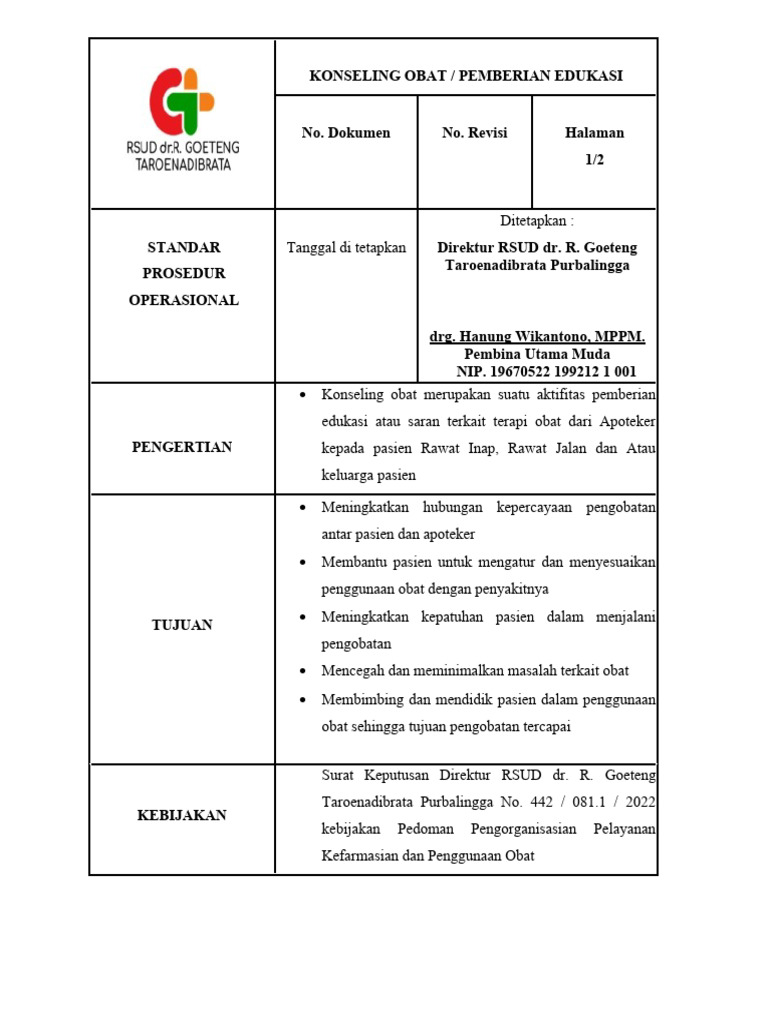 Konseling Oba1 | PDF | Kesehatan Holistik