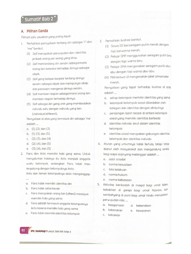 Latihan Soal Bab 2 | PDF