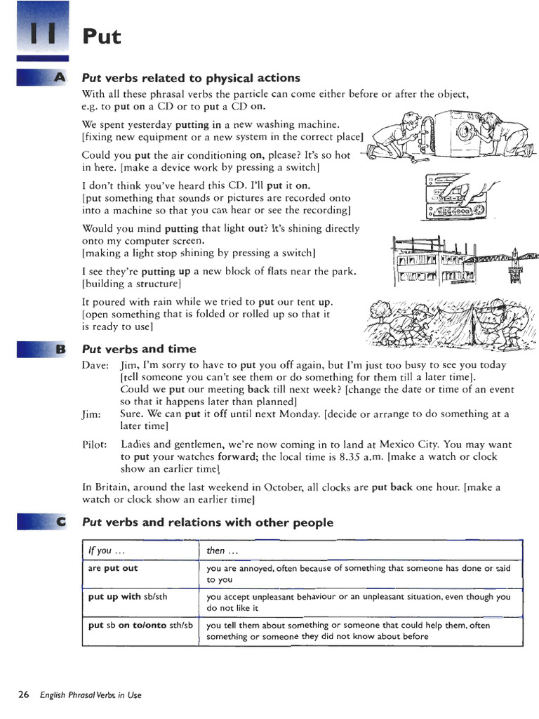 Phrasal Verbs Put | PDF