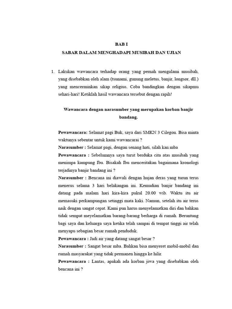 Portofolio Bab 1 | PDF