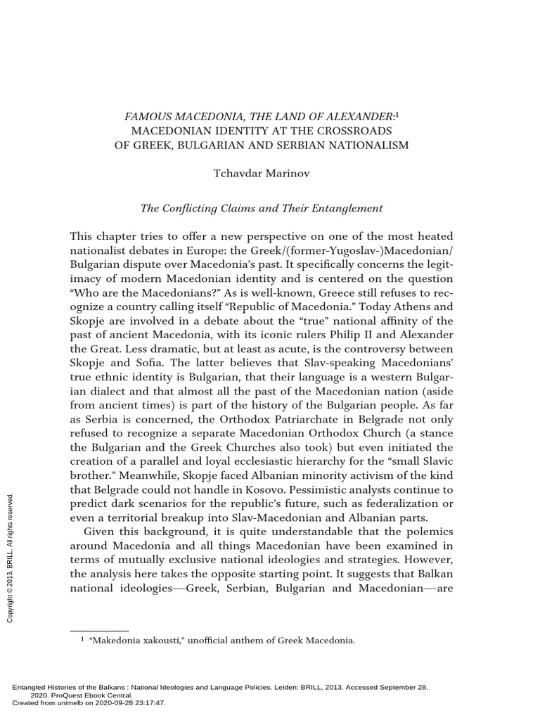 Entangled Histories of The Balkans National Ideolo... - (Famous ...