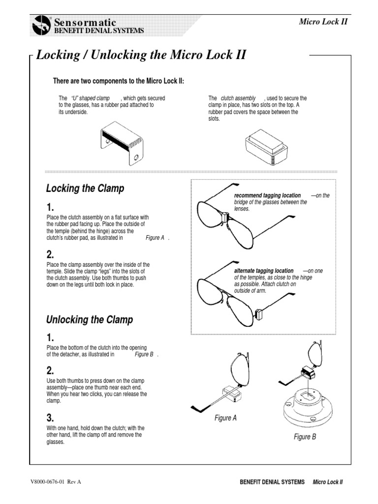 Micro Lock II Locking Guide | PDF