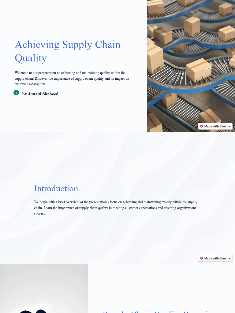 Supply Chain Quality Management Guide | PDF | Supply Chain | Supply ...