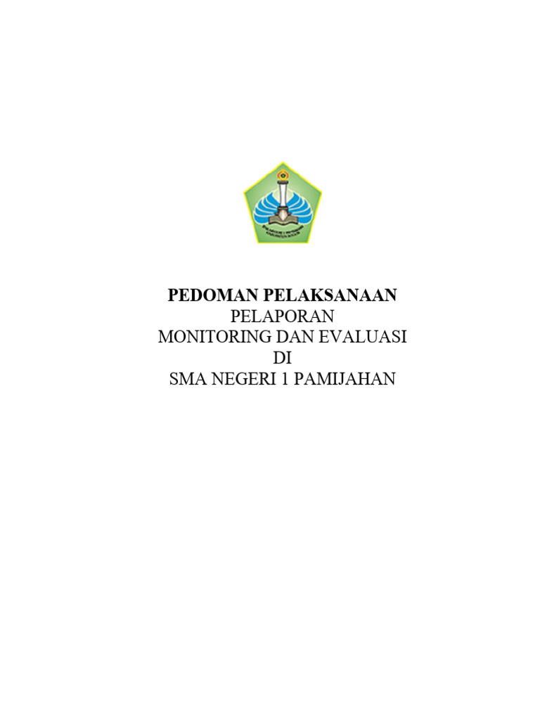 Pedoman Pelaksanaan Program Monev | PDF