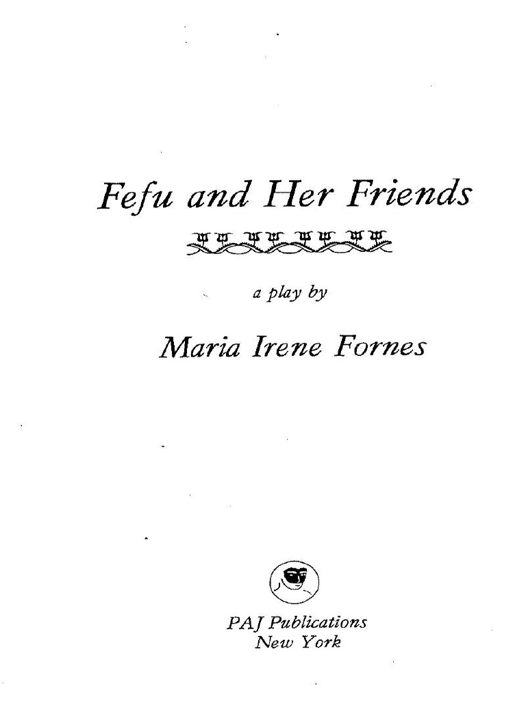 Fefu Script Reformatted | PDF