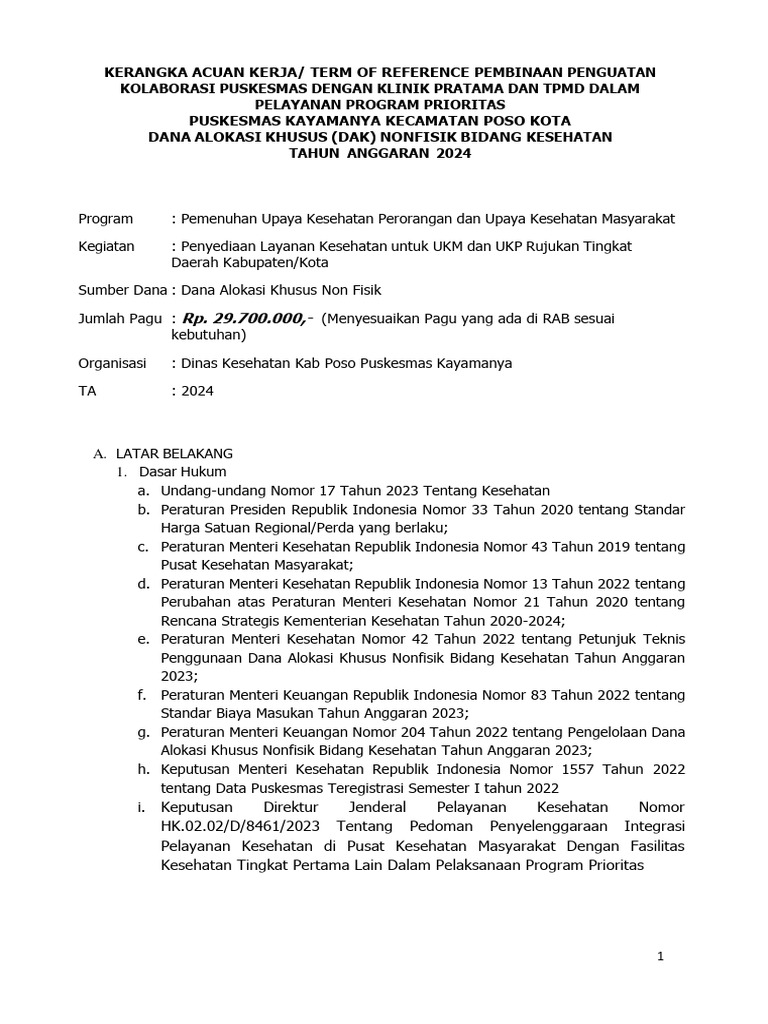 TOR-Penguatan-Kolaborasi-Puskesmas-Dengan-Klinik-Pratama-tpmd-Dalam-Pelayanan-Program-Prioritas ...