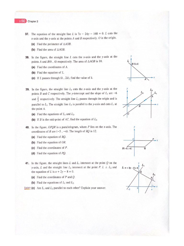 F4 Ch2 Equations of Straight Lines 3 | PDF