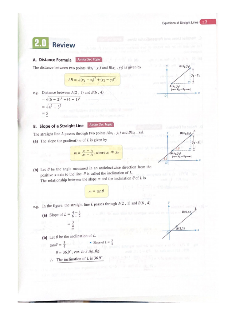 F4 Ch2 Equations of Straight Lines 1 | PDF