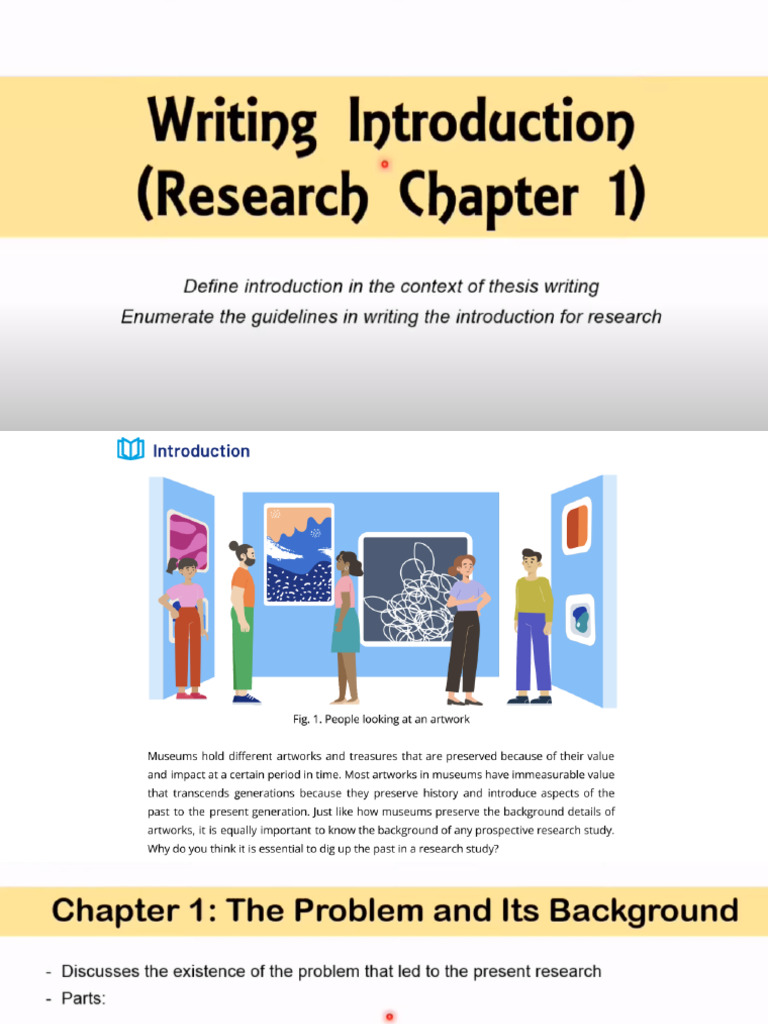 Writing The Research Background | PDF