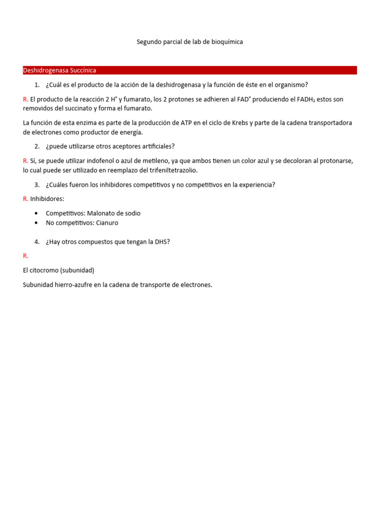 Segundo Parcial de Lab-Bioquimica | PDF | Orina | Lípido