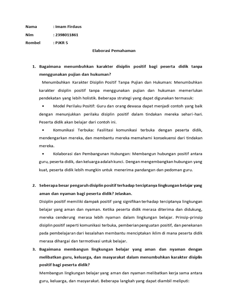 T4-6 Elaborasi Pemahaman | PDF