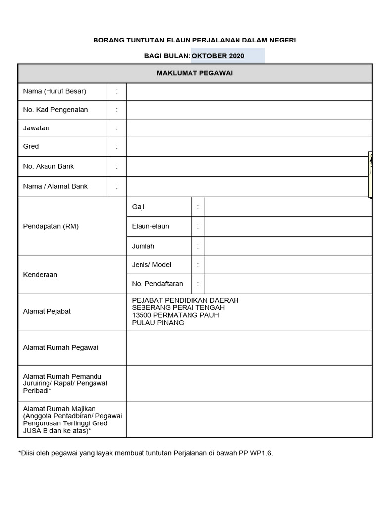 Format TNT Baru | PDF