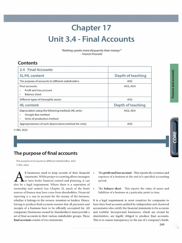 3.4 Final Accounts Textbook | PDF | Equity (Finance) | Balance Sheet