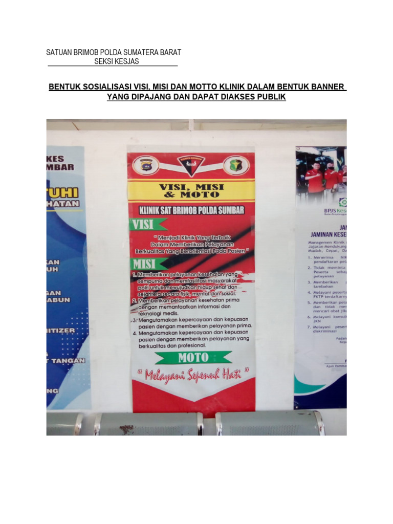 Salinan 5 BENTUK SOSIALISASI VISI MISI DAN MOTTO KLINIK DALAM BENTUK ...