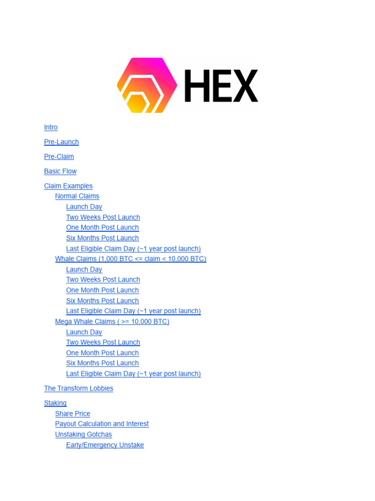 HEX Whitepaper | PDF | Bitcoin