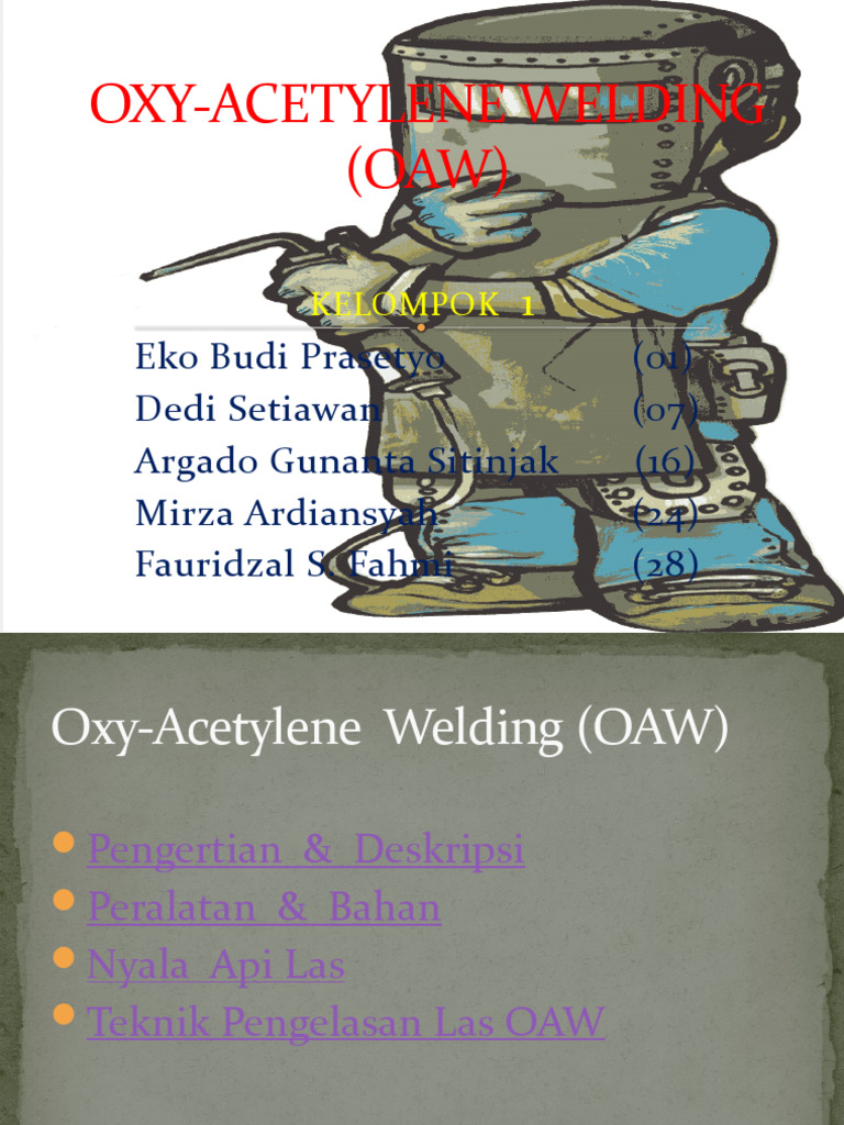 Oxy Acetylene Welding Oaw | PDF