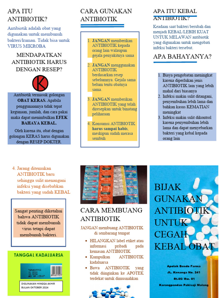 LEAFLET ANTIBIOTIK Yeni | PDF