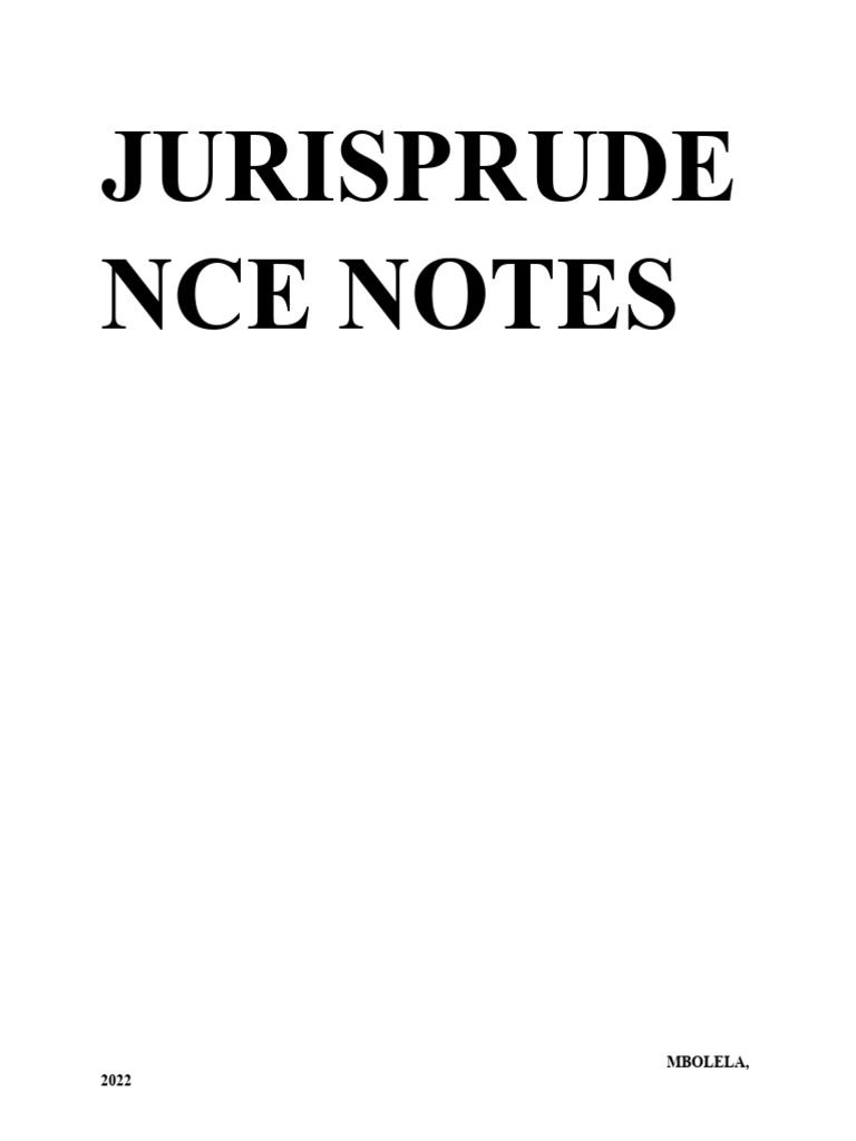Understanding Jurisprudence and Its Theories | PDF | Jurisprudence ...