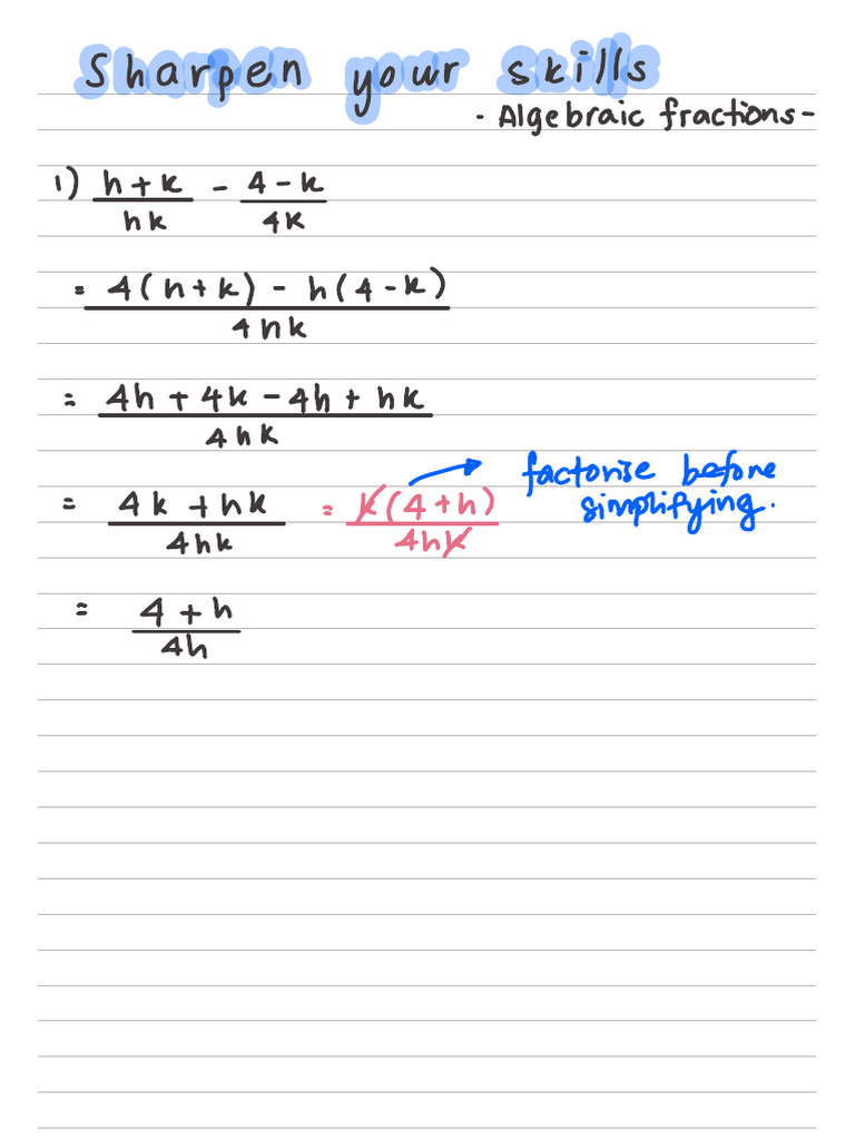 Form 2 Algebra | PDF