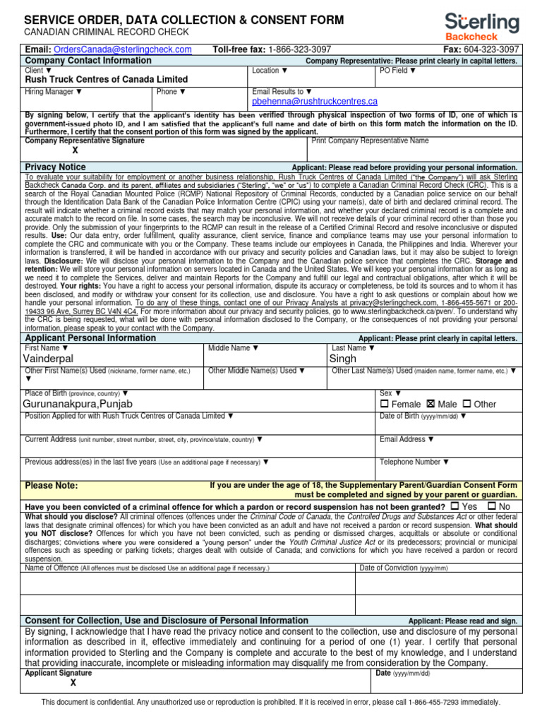 Back Check Form | PDF | Criminal Record | Pardon