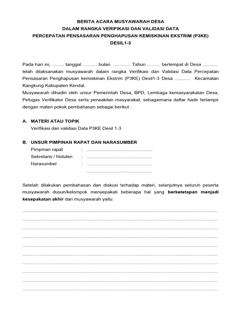 Ba P3ke Desil 1-3 | PDF