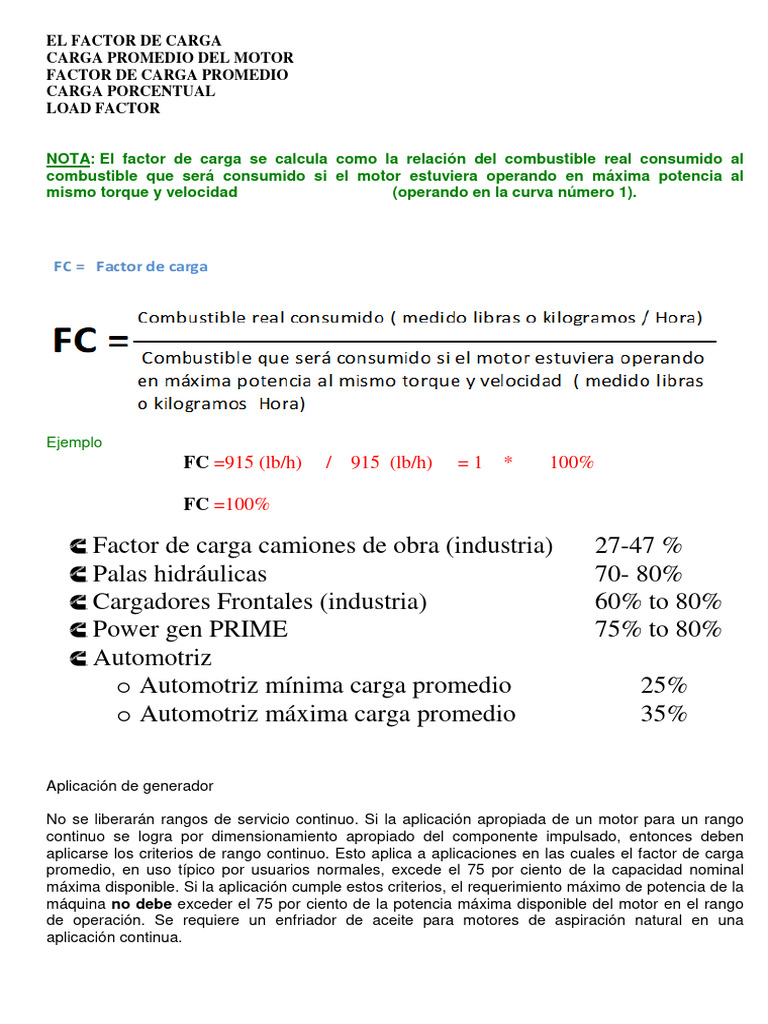 El Factor de Carga-1 | PDF