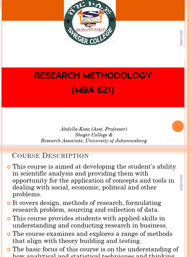 RM-1 Scy | PDF | Scientific Method | Methodology