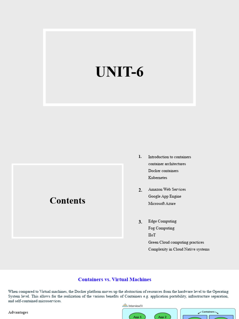 Unit6 | PDF | Internet Of Things | Cloud Computing