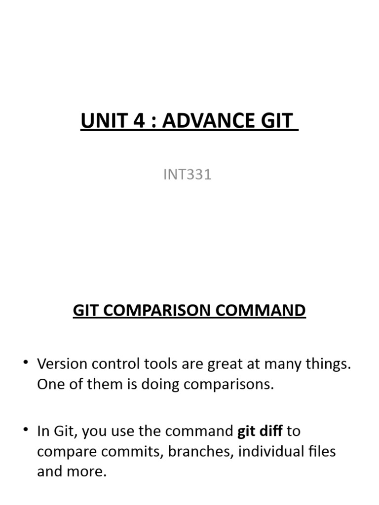 UNIT 4 Comparison Command | PDF | Software Development | Computer Science