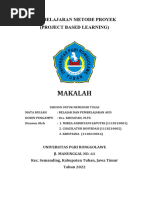 Makalah Model Pembelajaran Berbasis Project Based Learning (PJBL) | PDF
